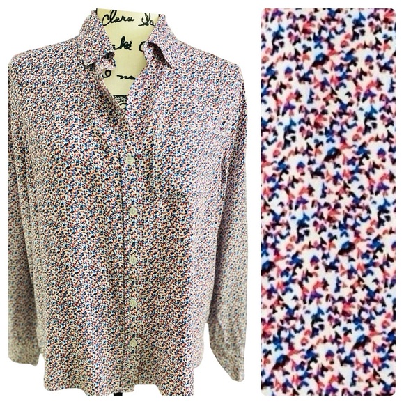 Velvet Heart | Tops | Velvet Heart Button Down Blouse Adjustable Sleeve ...